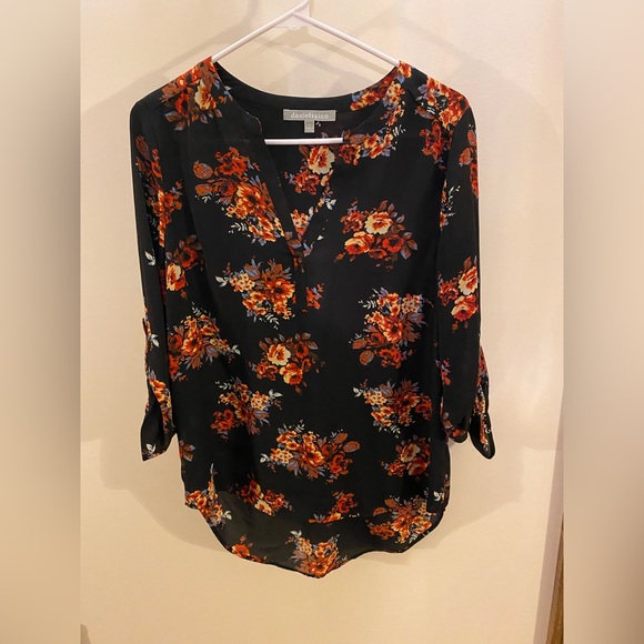 Daniel Rainn | Tops | Daniel Rainn Floral Print Blouse | Poshmark